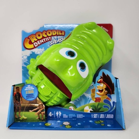 Hasbro | Toys | Wowwee Hasbro Crocodile Dentist Splash Water Game Ages ...